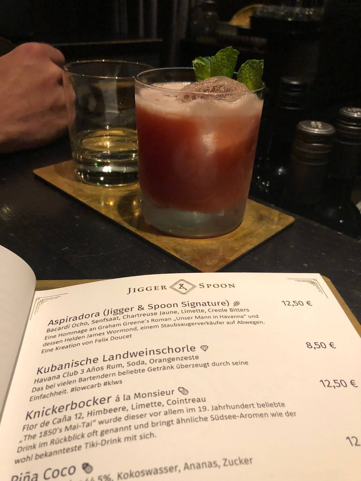 Speisekarte von Jigger & Spoon pub & Bar, Stuttgart