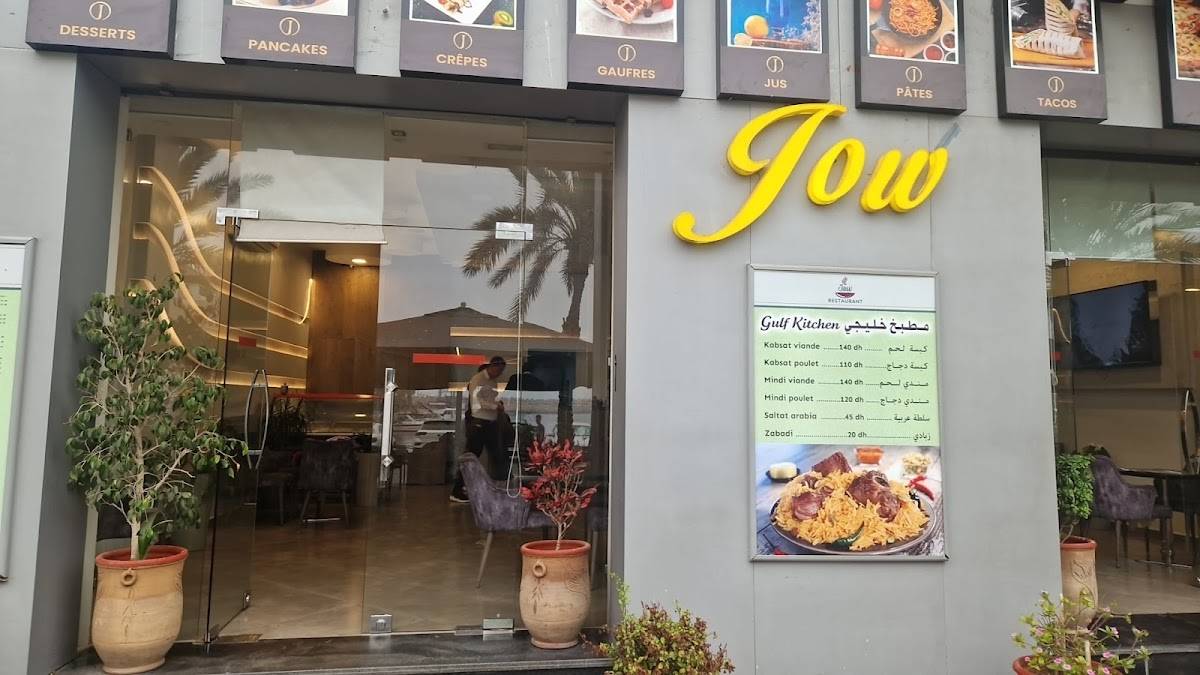 Menu au Jow Restaurant, Agadir