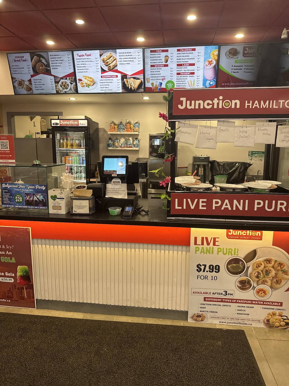 Menu at Junction - Indian Street Food (Hamilton) restaurant, Hamilton