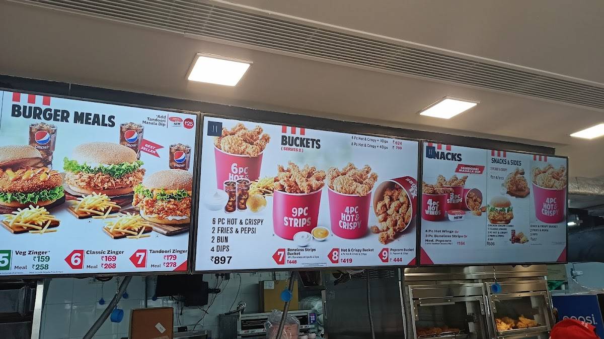 Menu at KFC, Sultan Bathery, Ground Floor