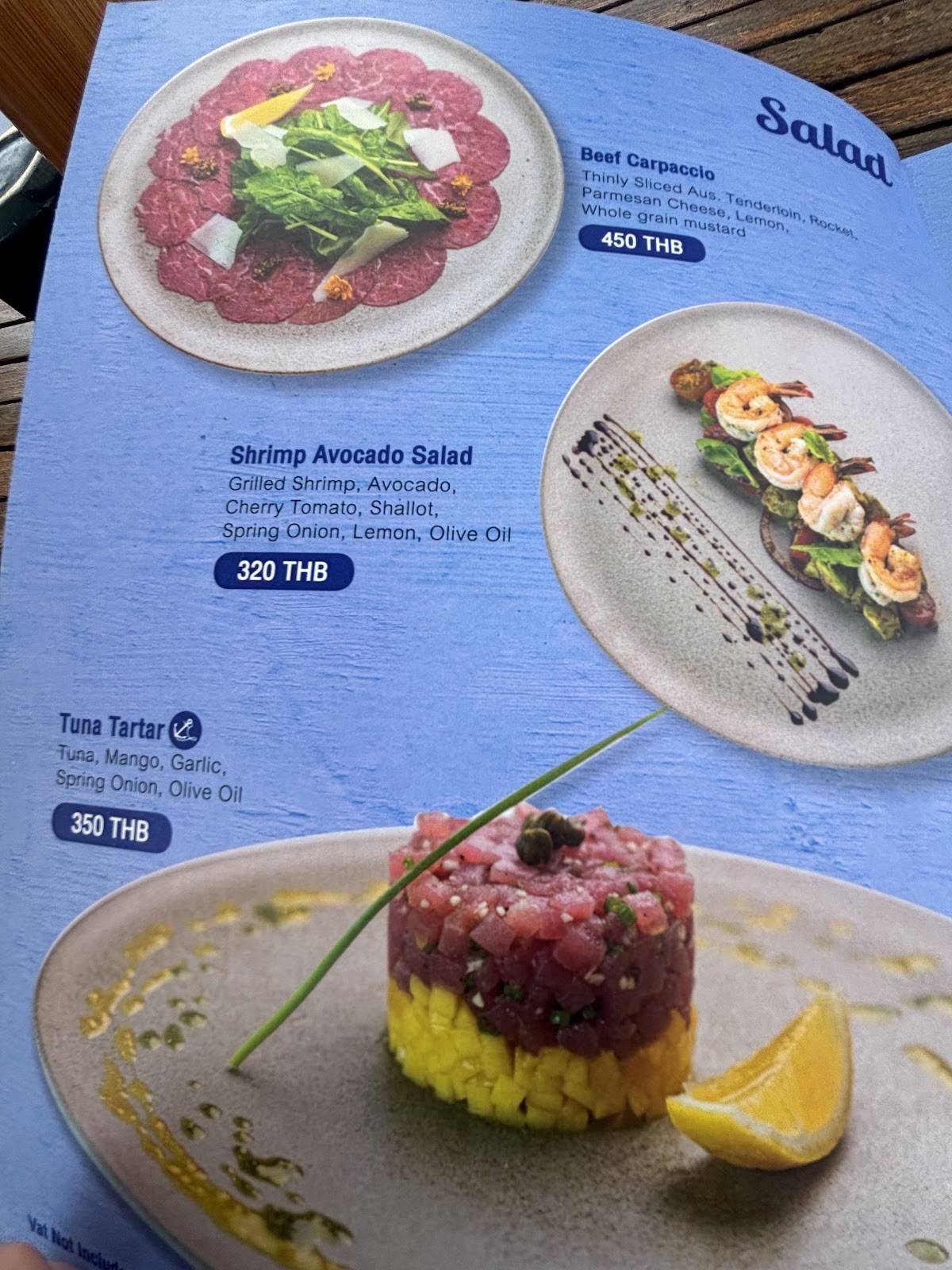 Menu at Boat Bar & Restaurant, Kamala, 94/16
