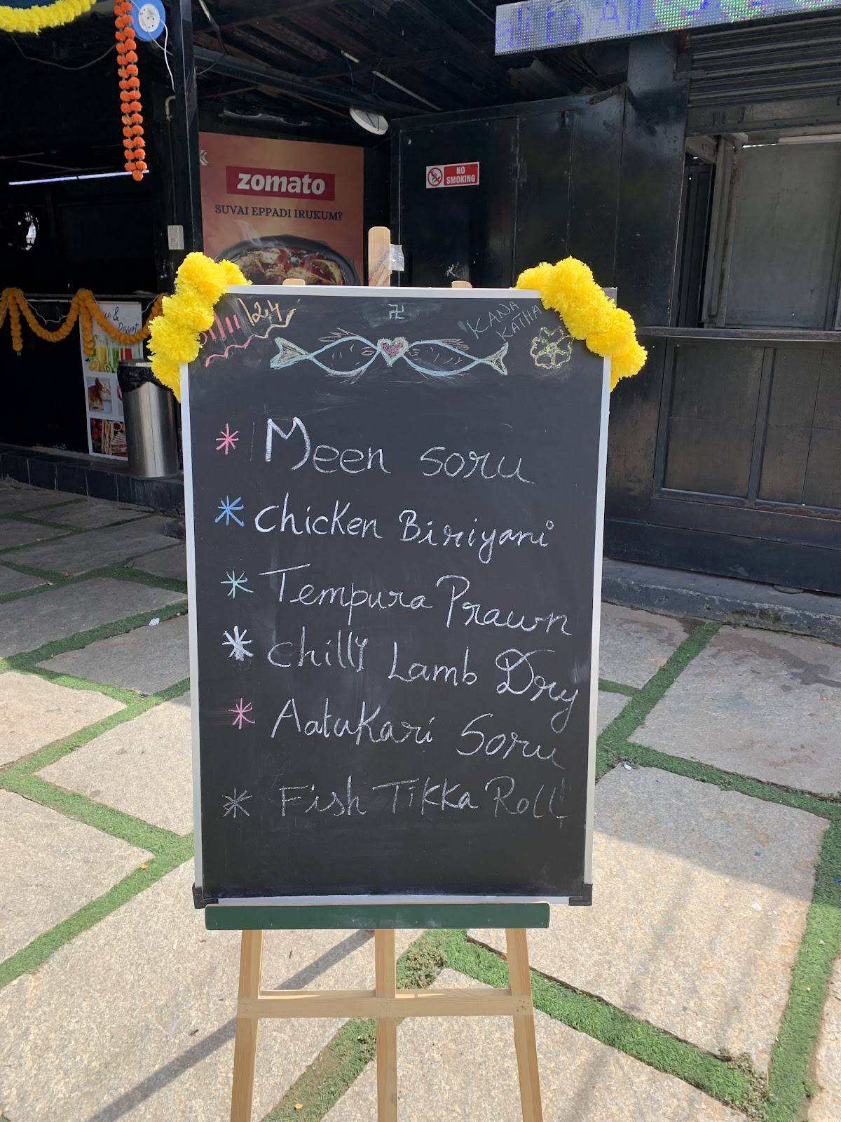 Menu at Kana katha veg & non-veg restaurant, Chennai