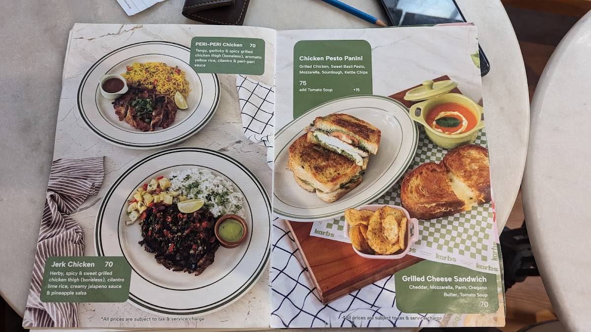 Menu at Karbs Bakehouse & Eatery restaurant, Surabaya