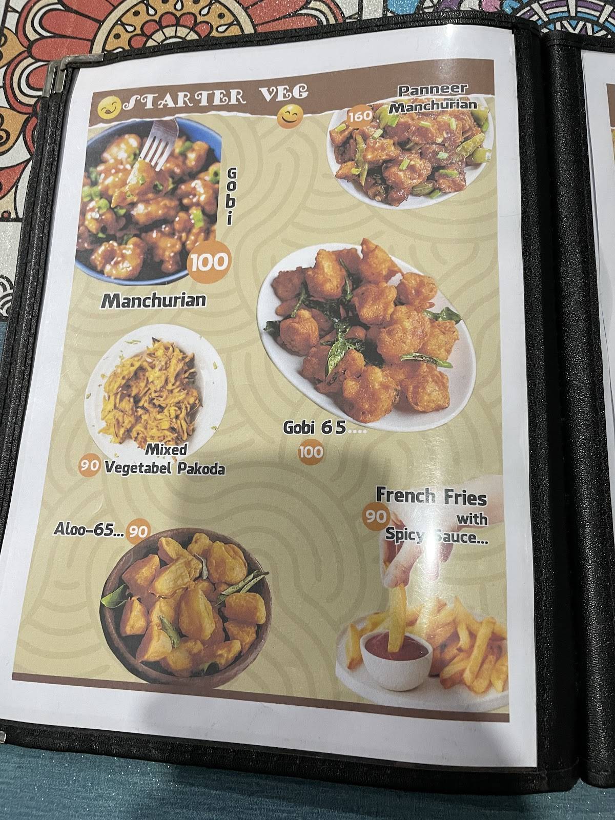 Menu at Kavi Indian Restaurant, Ban Krot