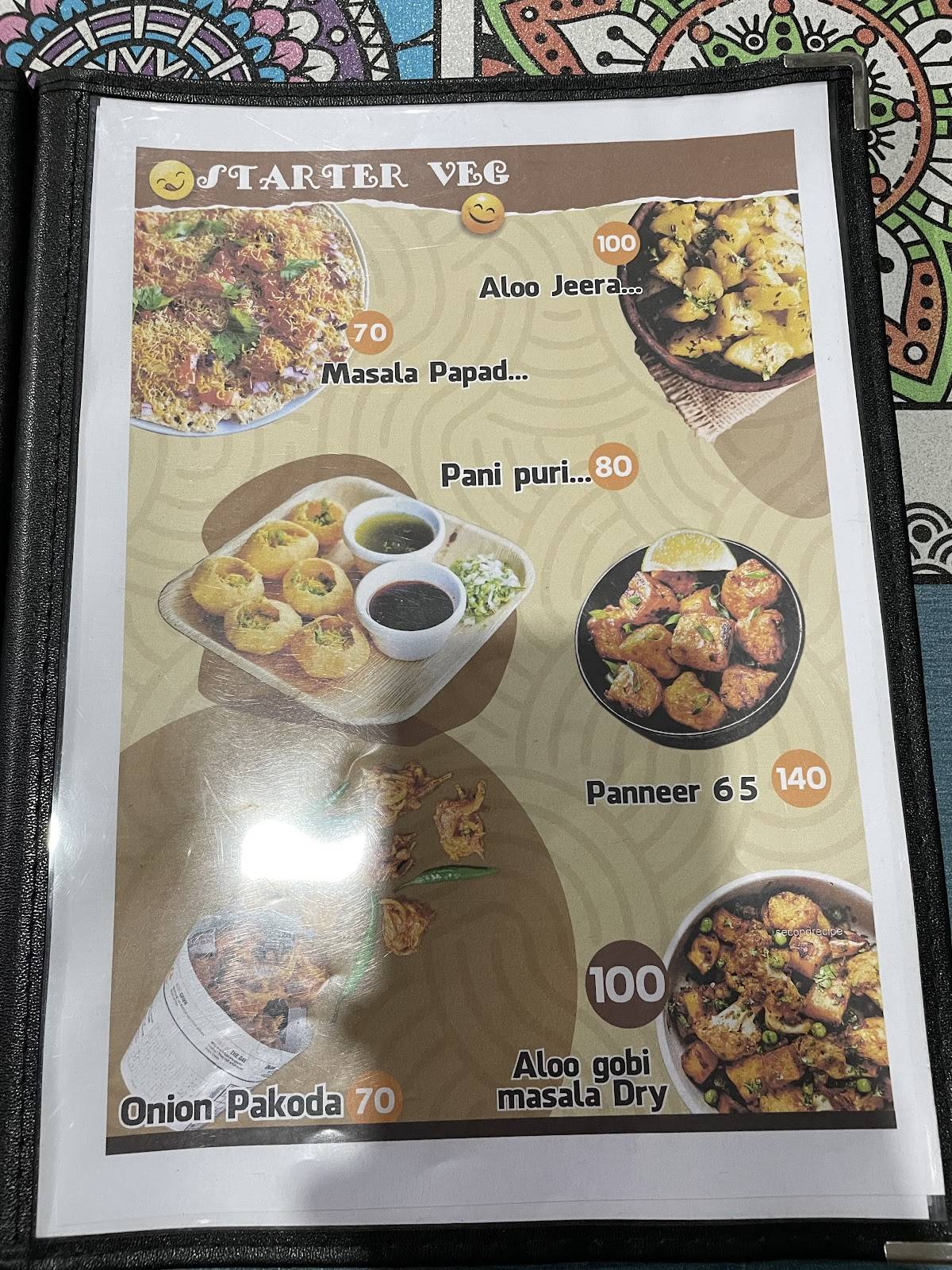 Menu at Kavi Indian Restaurant, Ban Krot