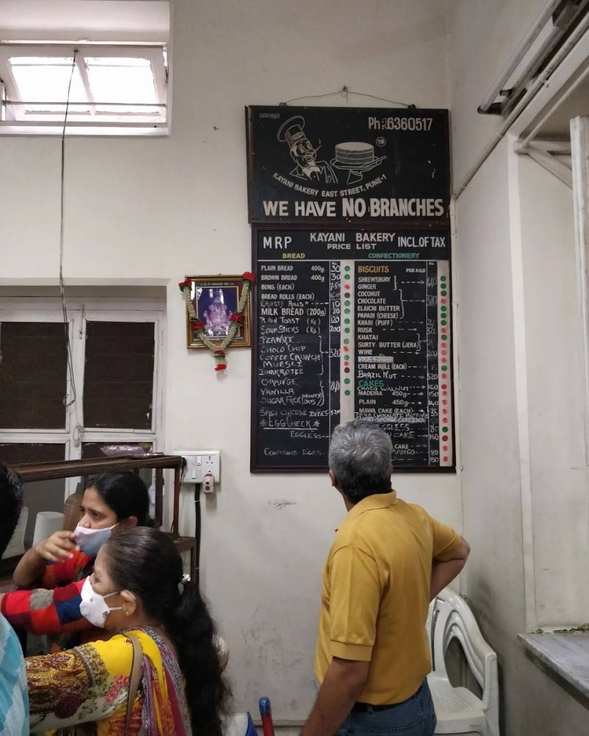 Menu at Kayani Bakery, Pune, 6