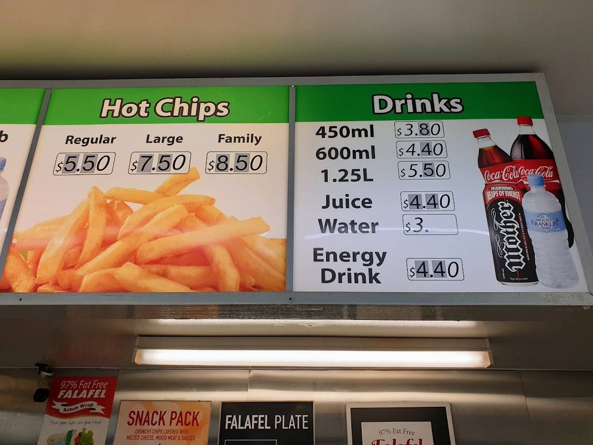 Menu at Kebab 88 & Falafel House fast food, Palm Beach, 10 Palm Beach Ave