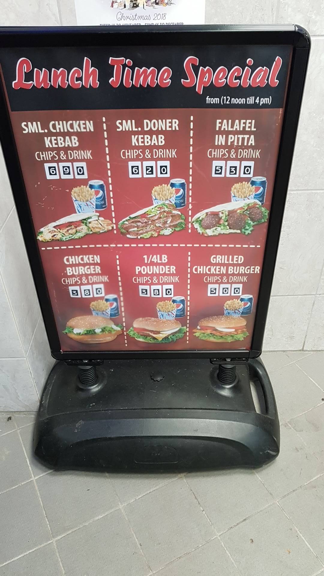 Menu at Kebab Elite fast food, Maidenhead