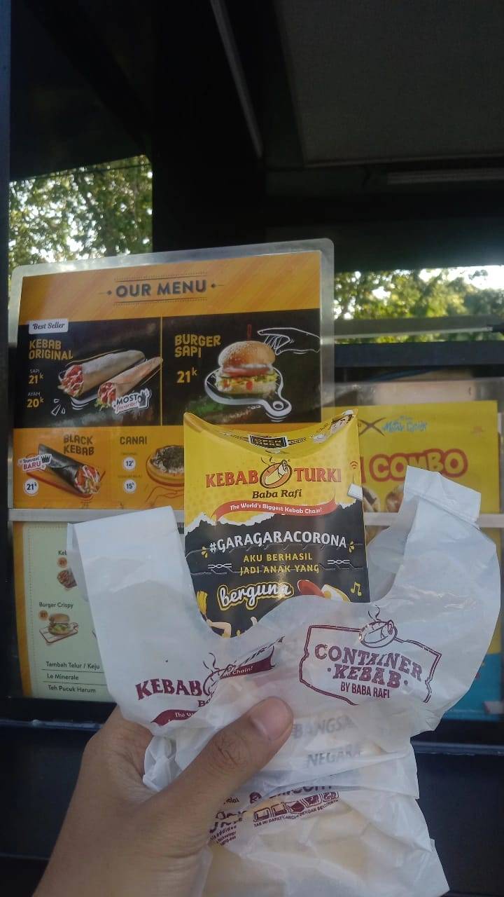 Menu at Kebab Turki Baba Rafi - SPBU Kebonsari, Surabaya, Jl. Jambangan