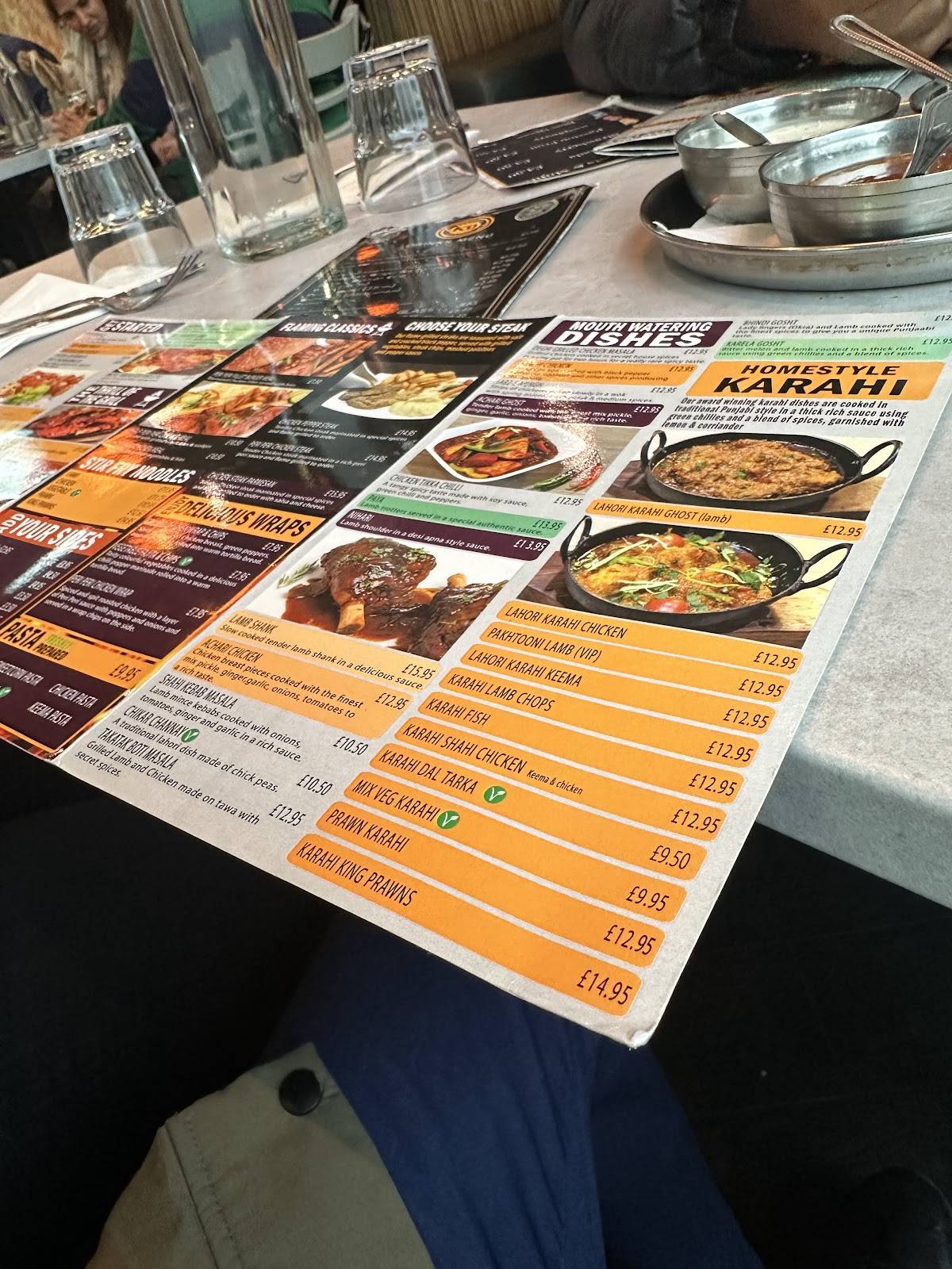 Menu at Kebabish Original Blackburn restaurant, Blackburn