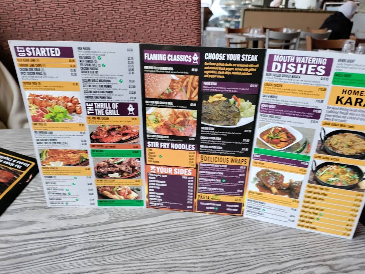 Menu at Kebabish Original Blackburn restaurant, Blackburn