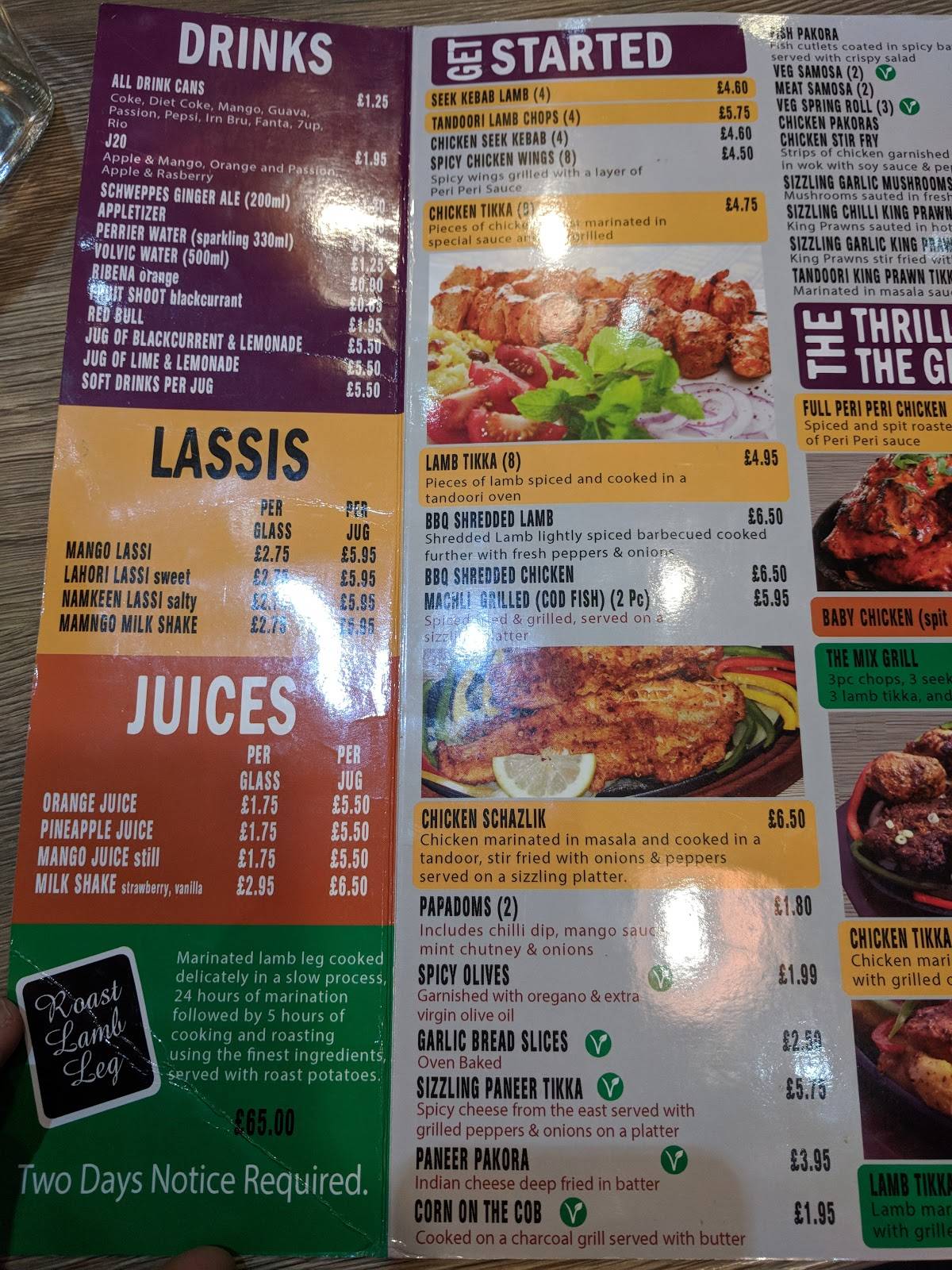 Menu at Kebabish Original Blackburn restaurant, Blackburn