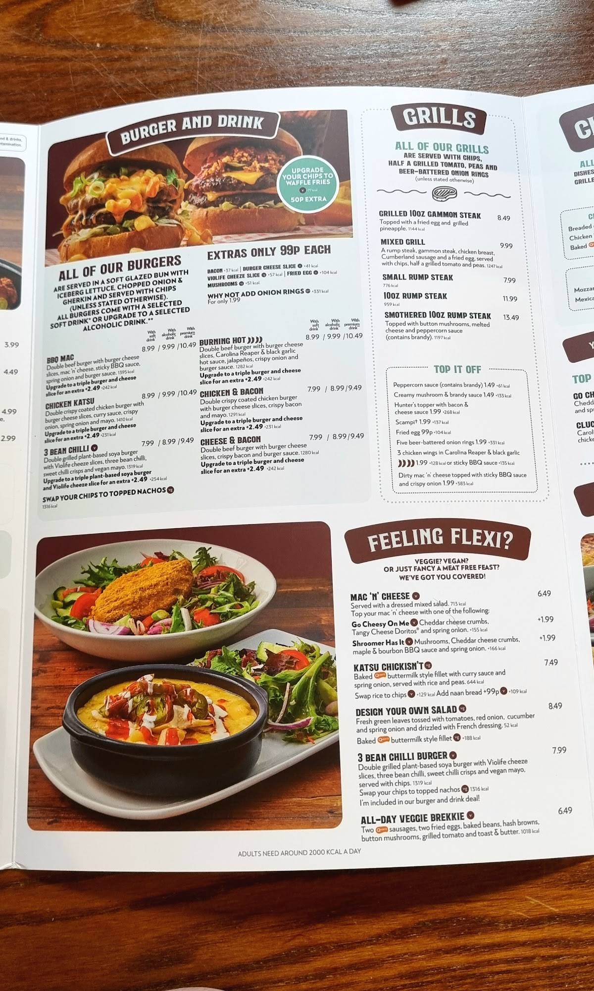 Menu at The Roebuck pub & bar, Keighley