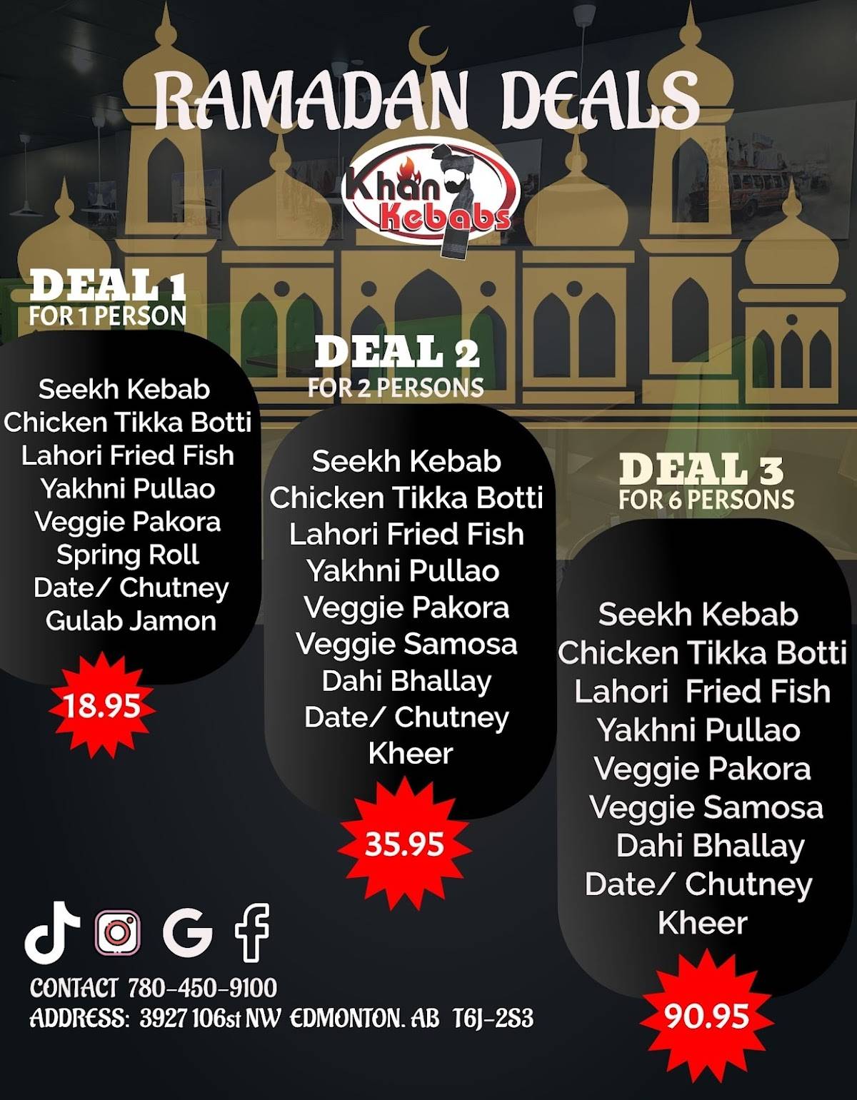 Carta del restaurante Khan Kebabs & Karahi (Halal) - Best Pakistani ...