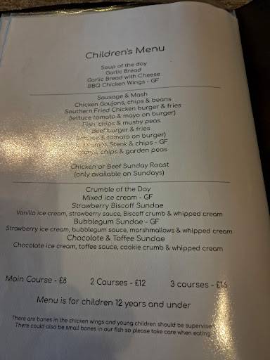Menu at Kings Arms pub & bar, Oldham, Grains Bar