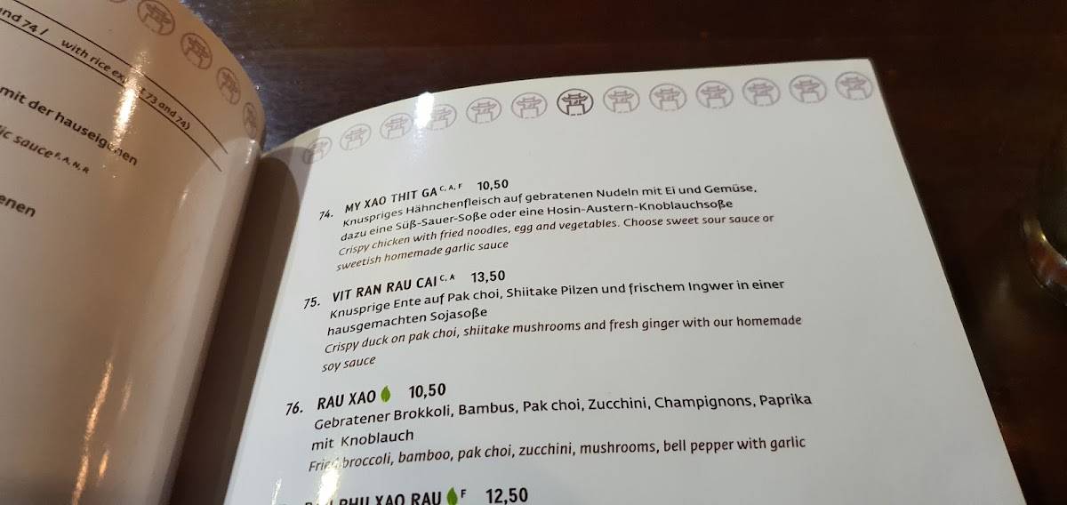 Speisekarte von Kinh-Do restaurant, Dresden