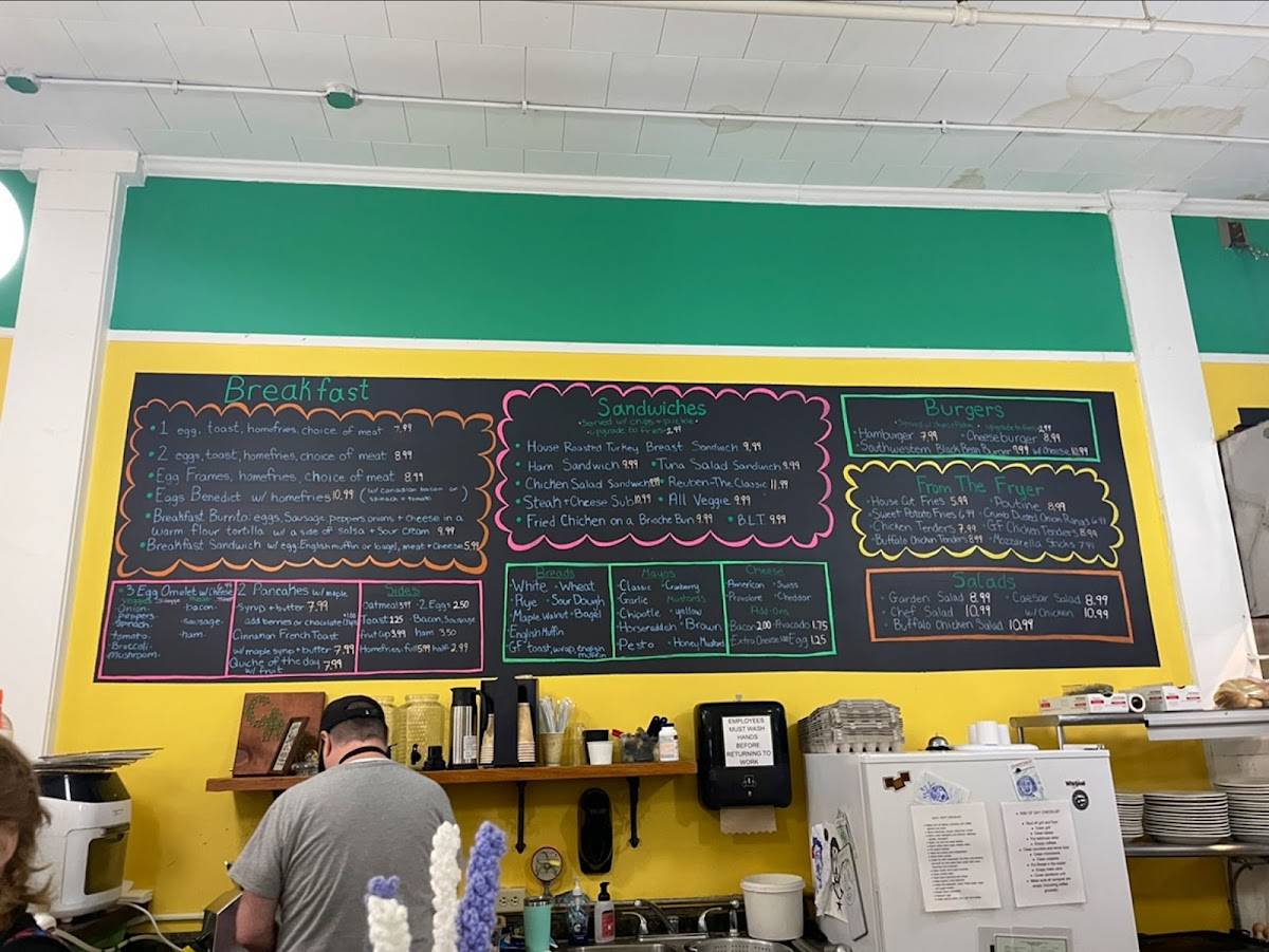Menu at Kitchen Counter Cafe, Saint Johnsbury