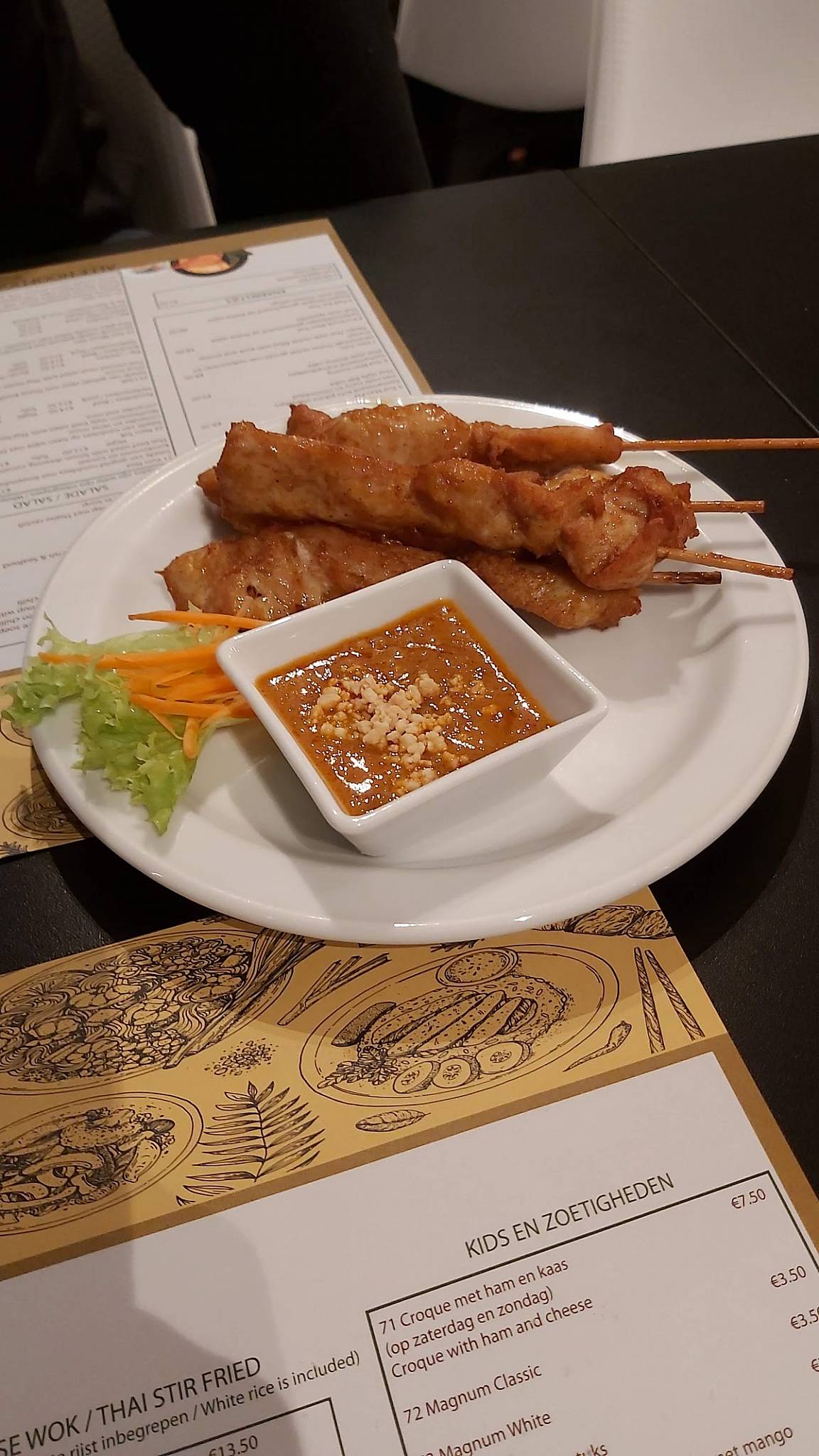 Menu at Korat Thai Take Away, Sint-Niklaas