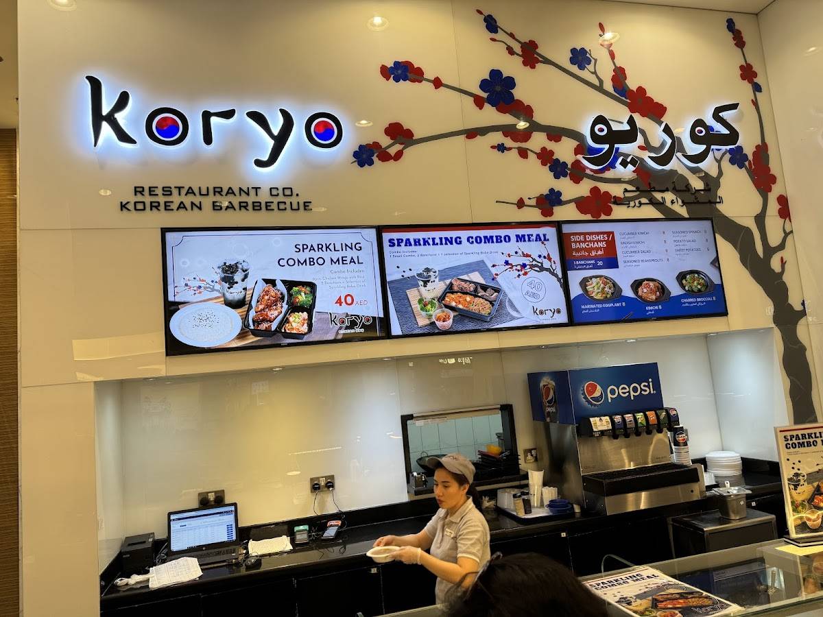 Menu at Koryo Korean BBQ, Dubai, Mall Of The Emirates Food Court Level 1