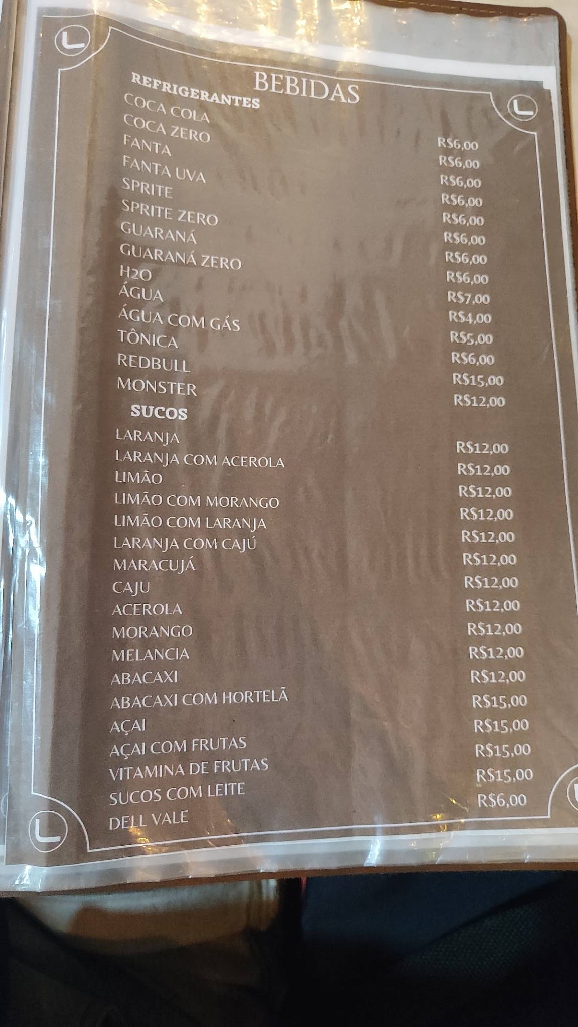 Menu em LUUMA RESTAURANTE E CHOPERIA, Itanhaém, Praça 22 de abril