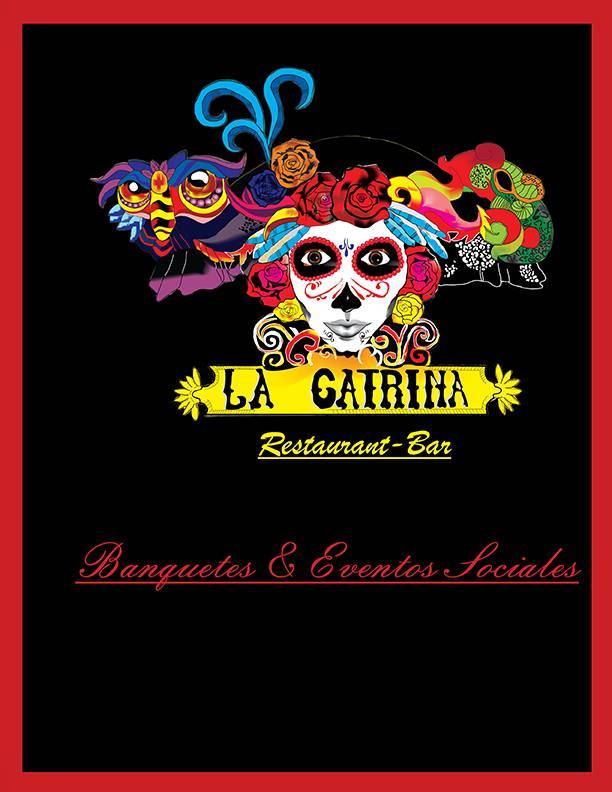 Menu at La Catrina restaurant, San Martín de las Pirámides, Av. Tuxpan 7