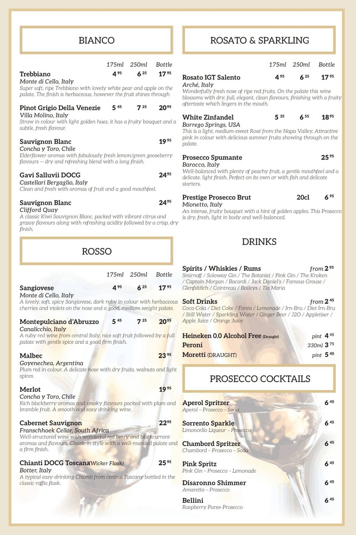 Menu at La Fortuna Restaurant and Pizzeria, Annan