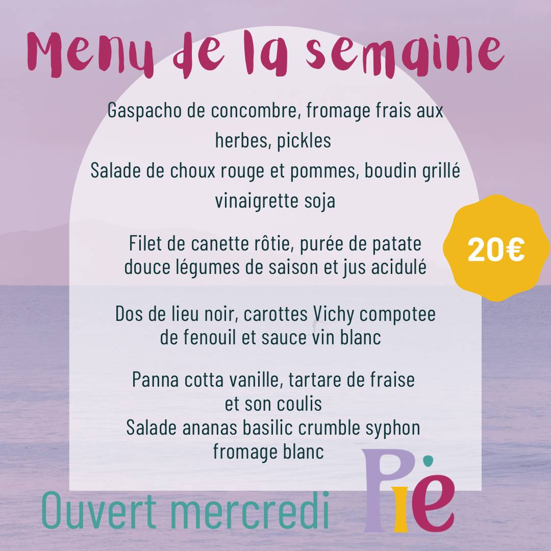 Menu au La Pie René restaurant, Morlanne