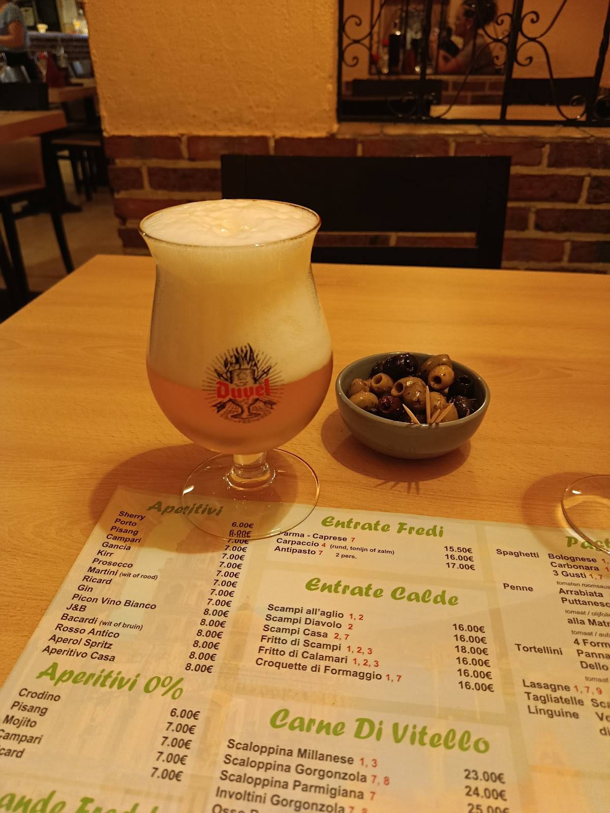 Menu at La Pizza da Pippo, Halle
