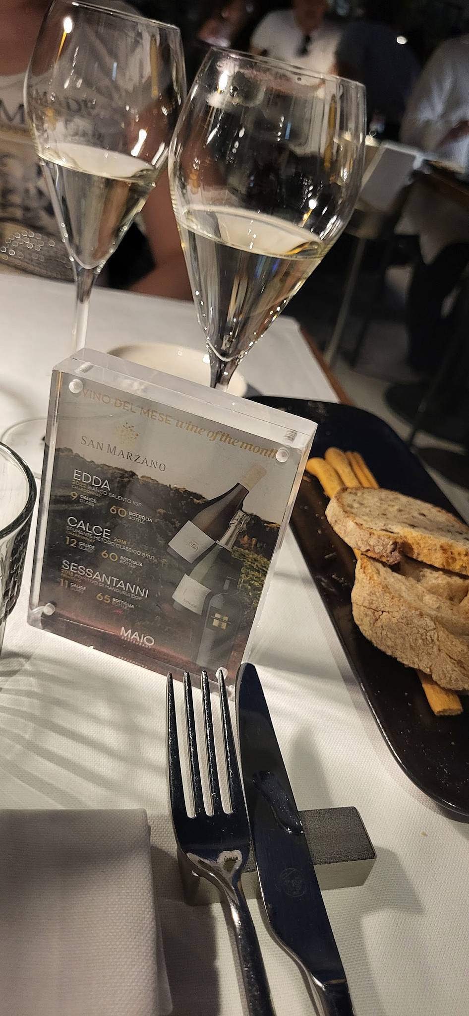 Menu au La Rinascente Rooftop restaurant, Milan