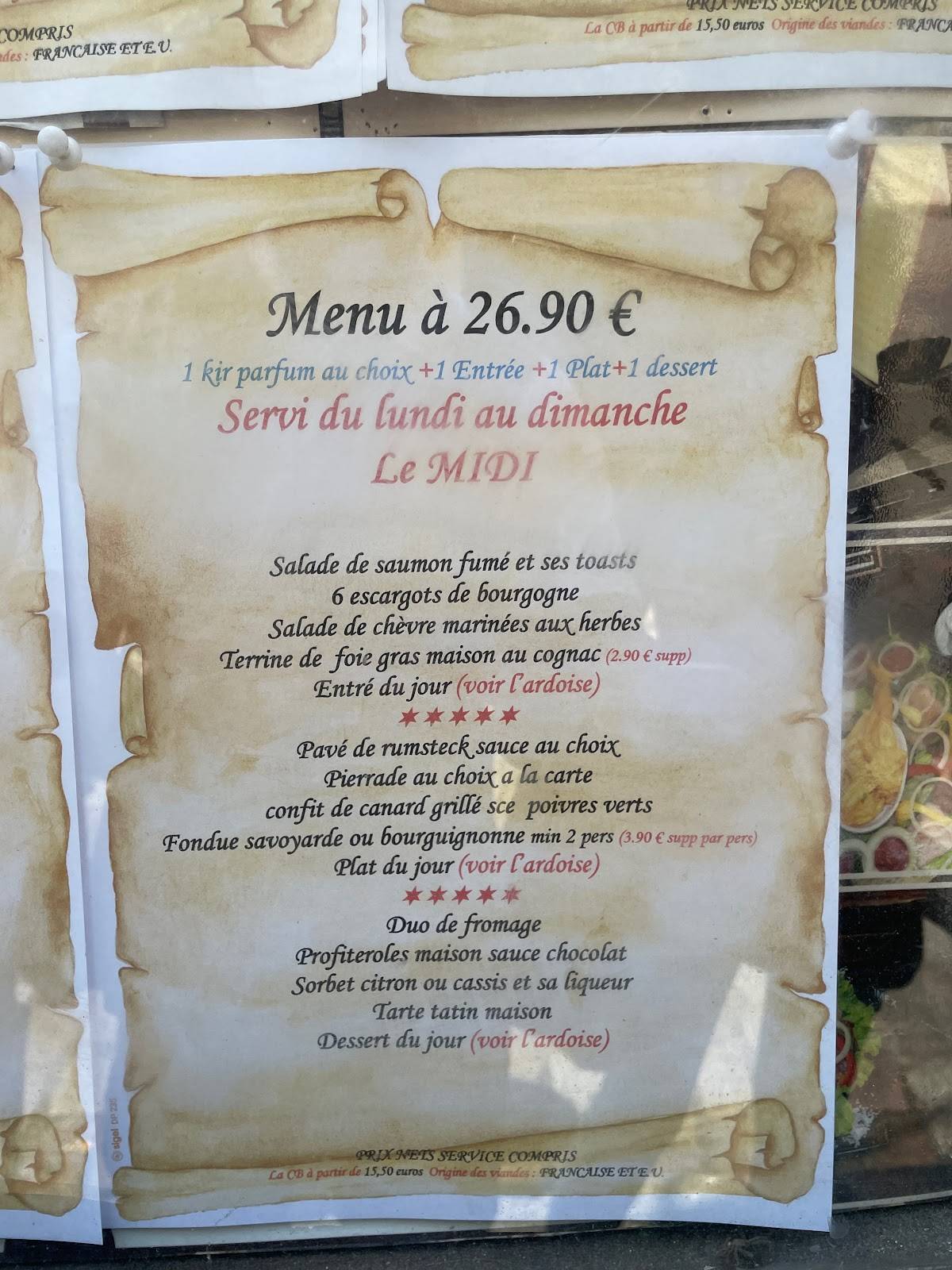 Restaurant Montmartin Menu – LA CRÉMAILLÈRE 1900, Paris – OAPHT