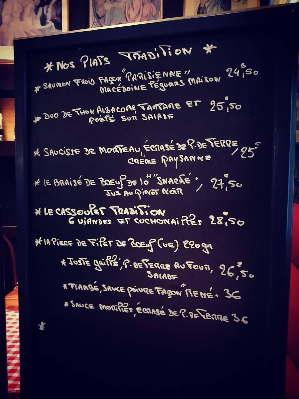 Menu at La table à Victor restaurant, Toul