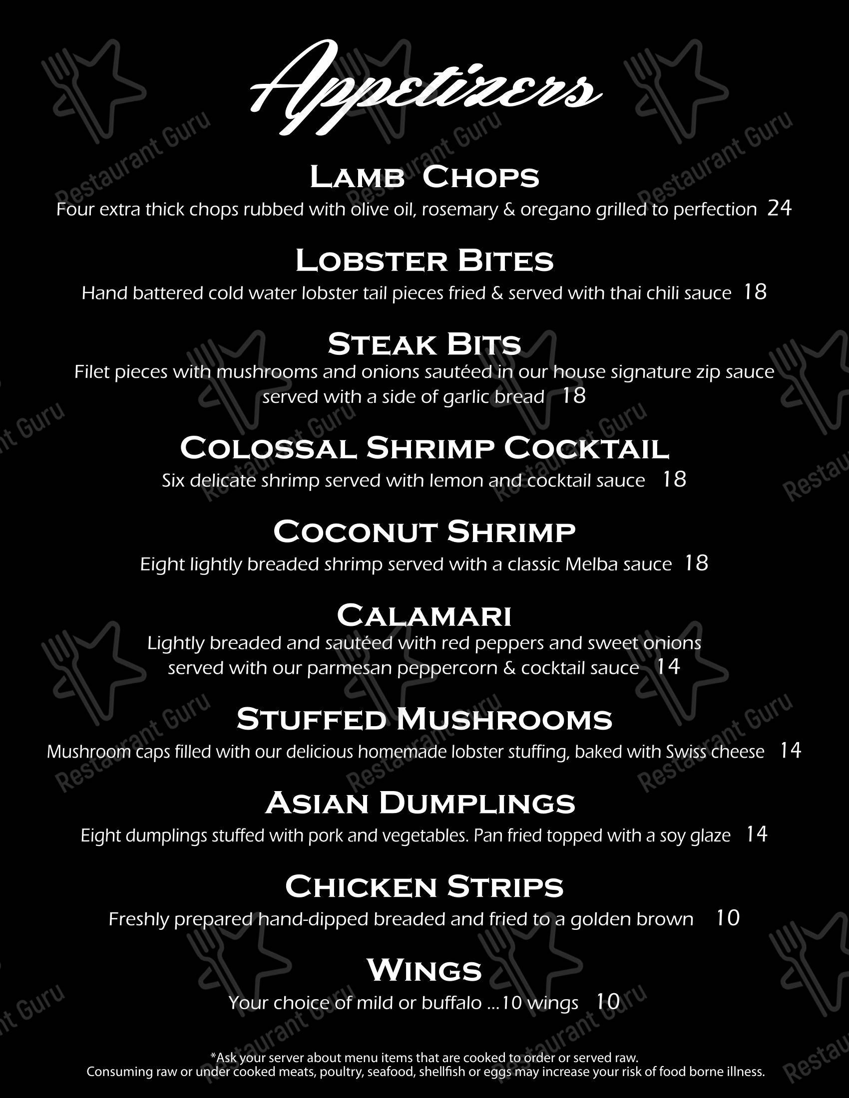 Menu at Landing Strip pub & bar, Oakwood, 204 N 1st St