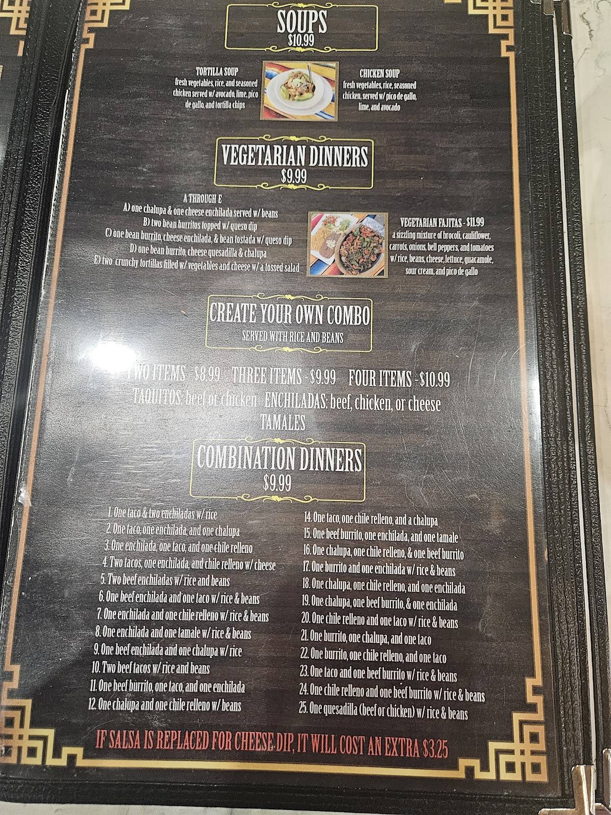 Menu at Las Brisas Mexican Restaurant, Blytheville, E Main St