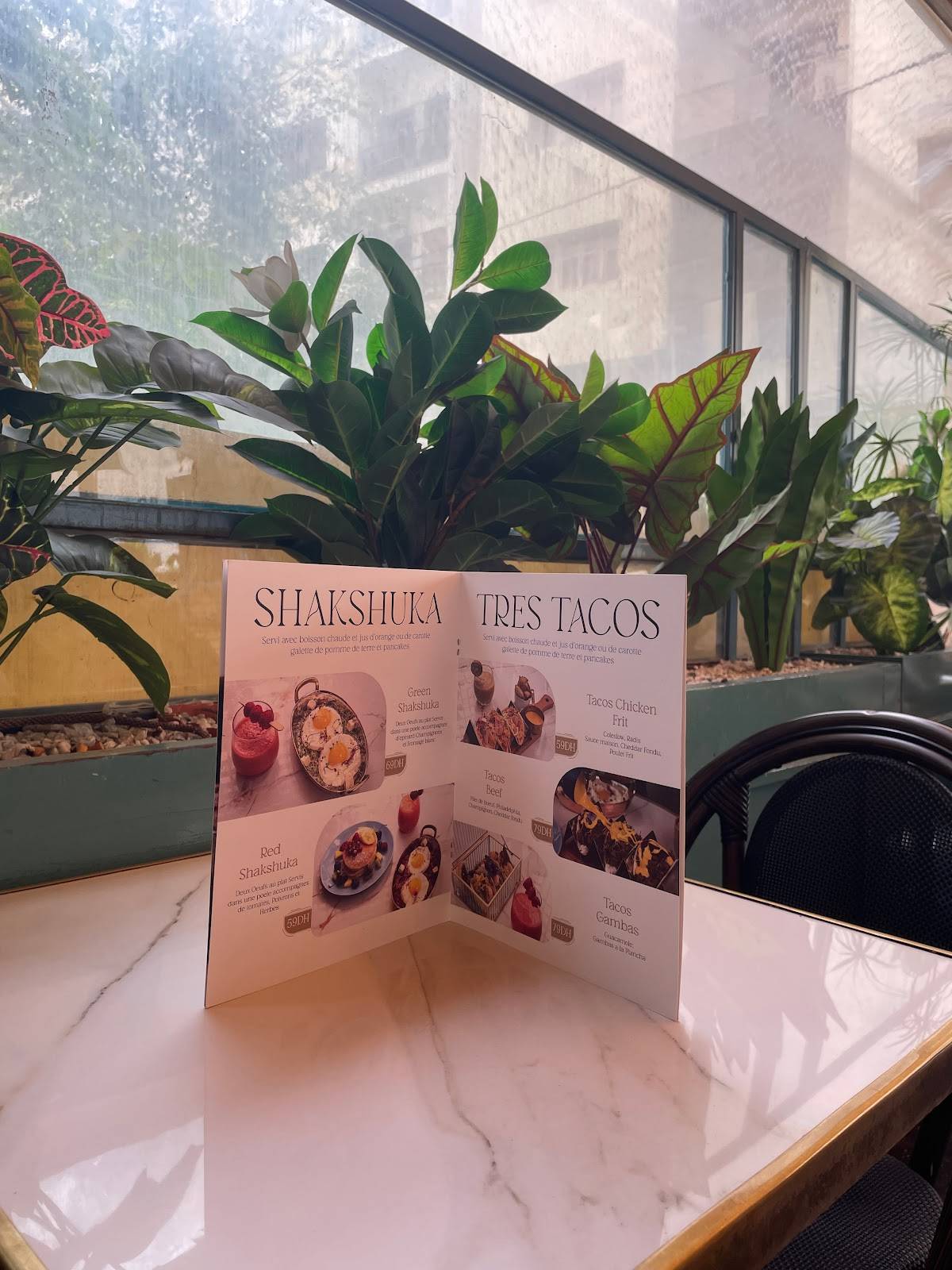 Menu at Le Duo Café Restaurant, Casablanca