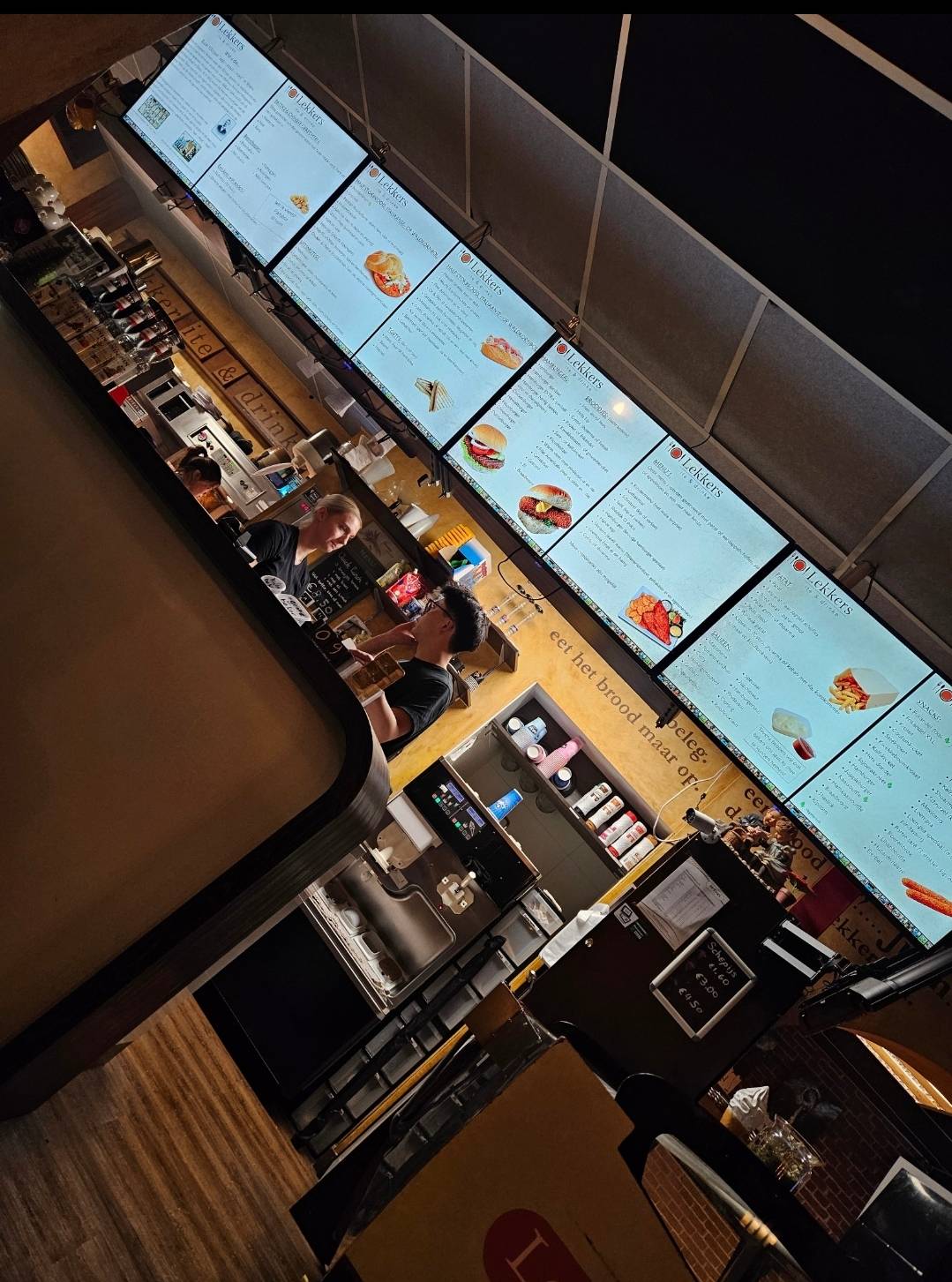 Menu at Lekkers Ite & Drinke cafeteria, Stiens
