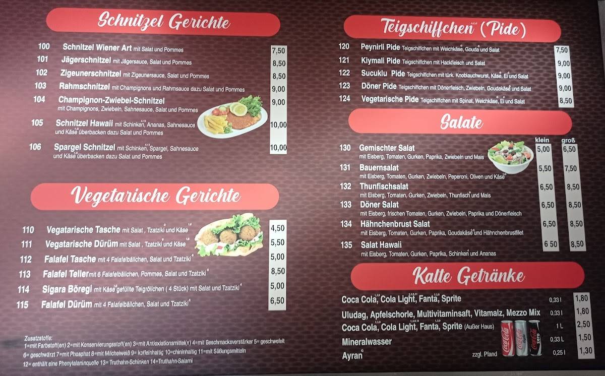 Speisekarte von Le Best restaurant, Lemgo