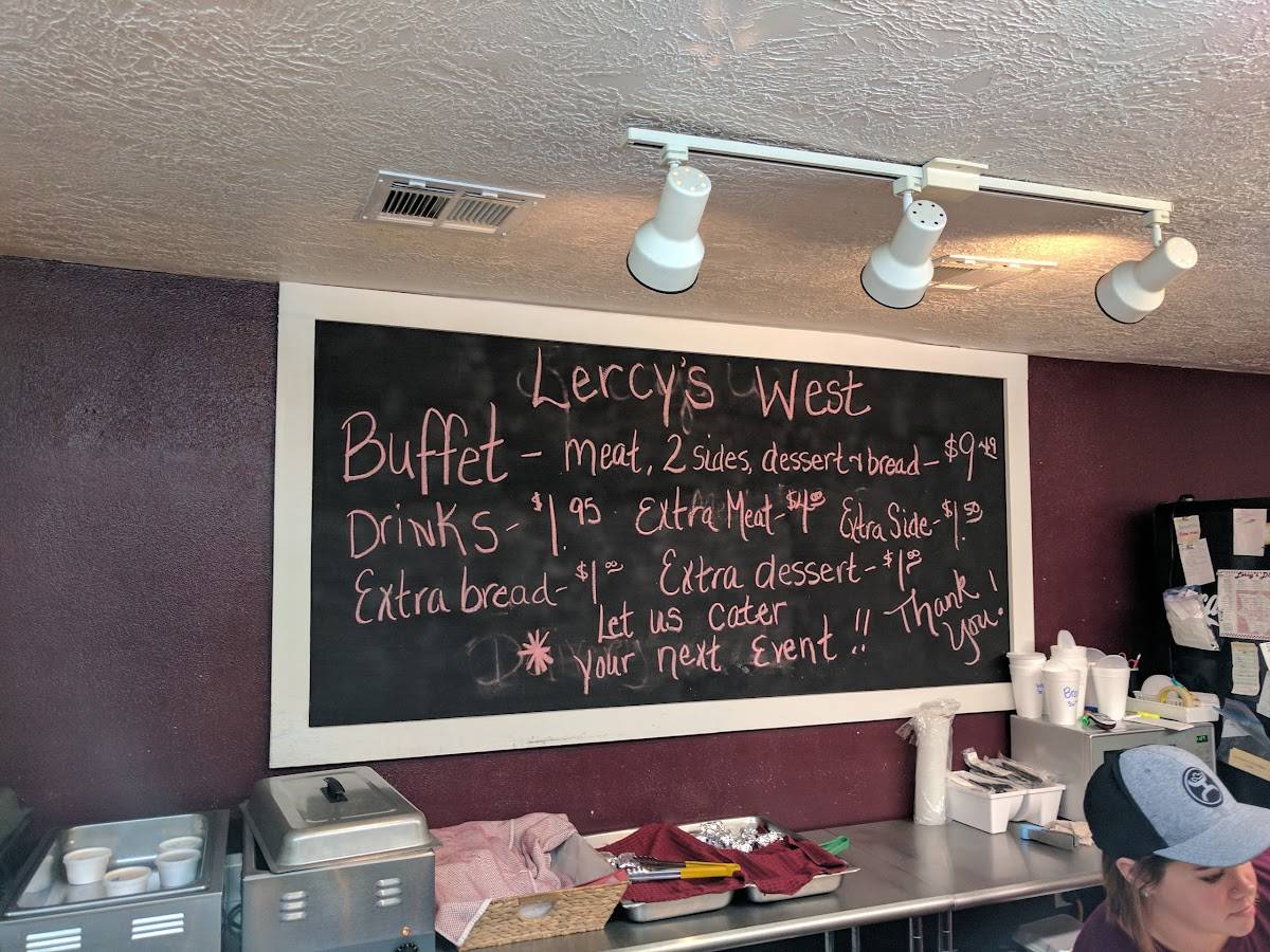 Menu at Lercy's Diner West restaurant, Mont Belvieu