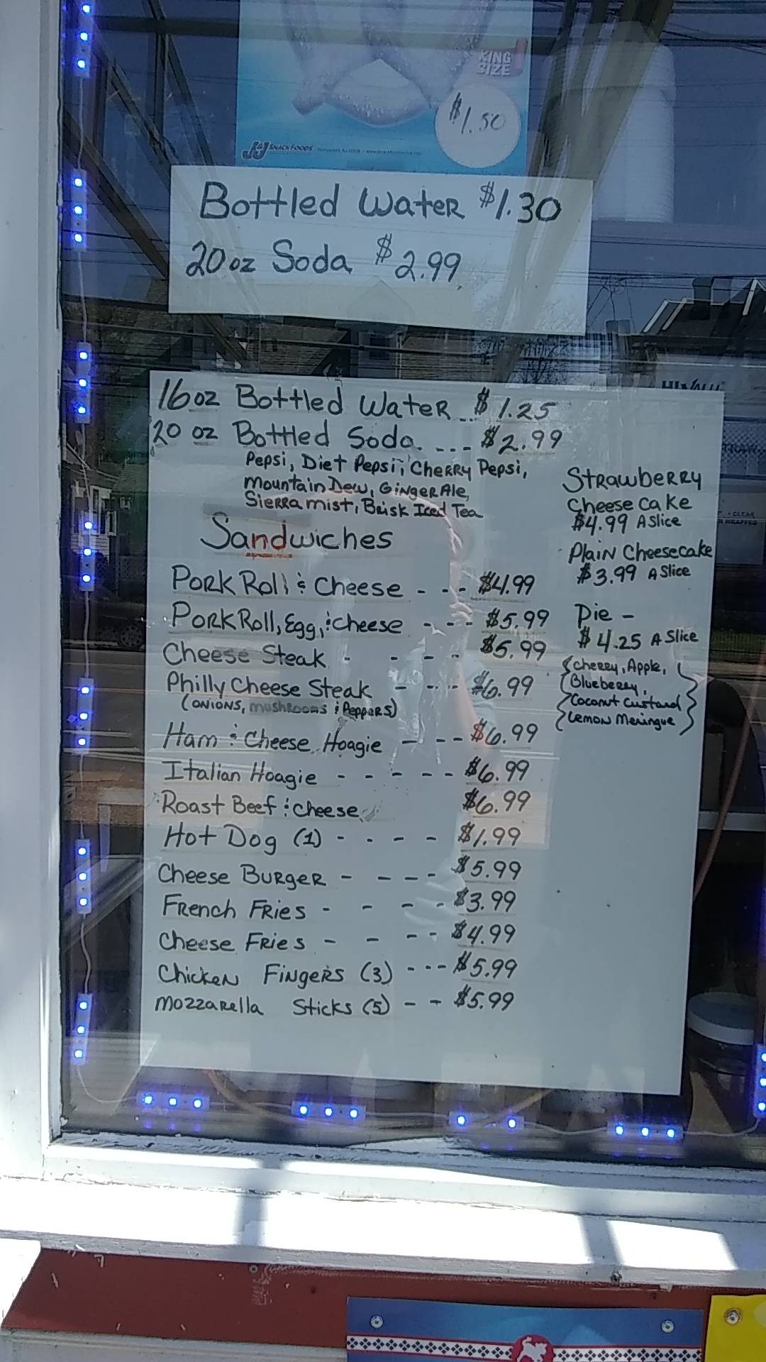 Menu at Liberty Bell Diner restaurant, Philadelphia, 8445 Frankford Ave