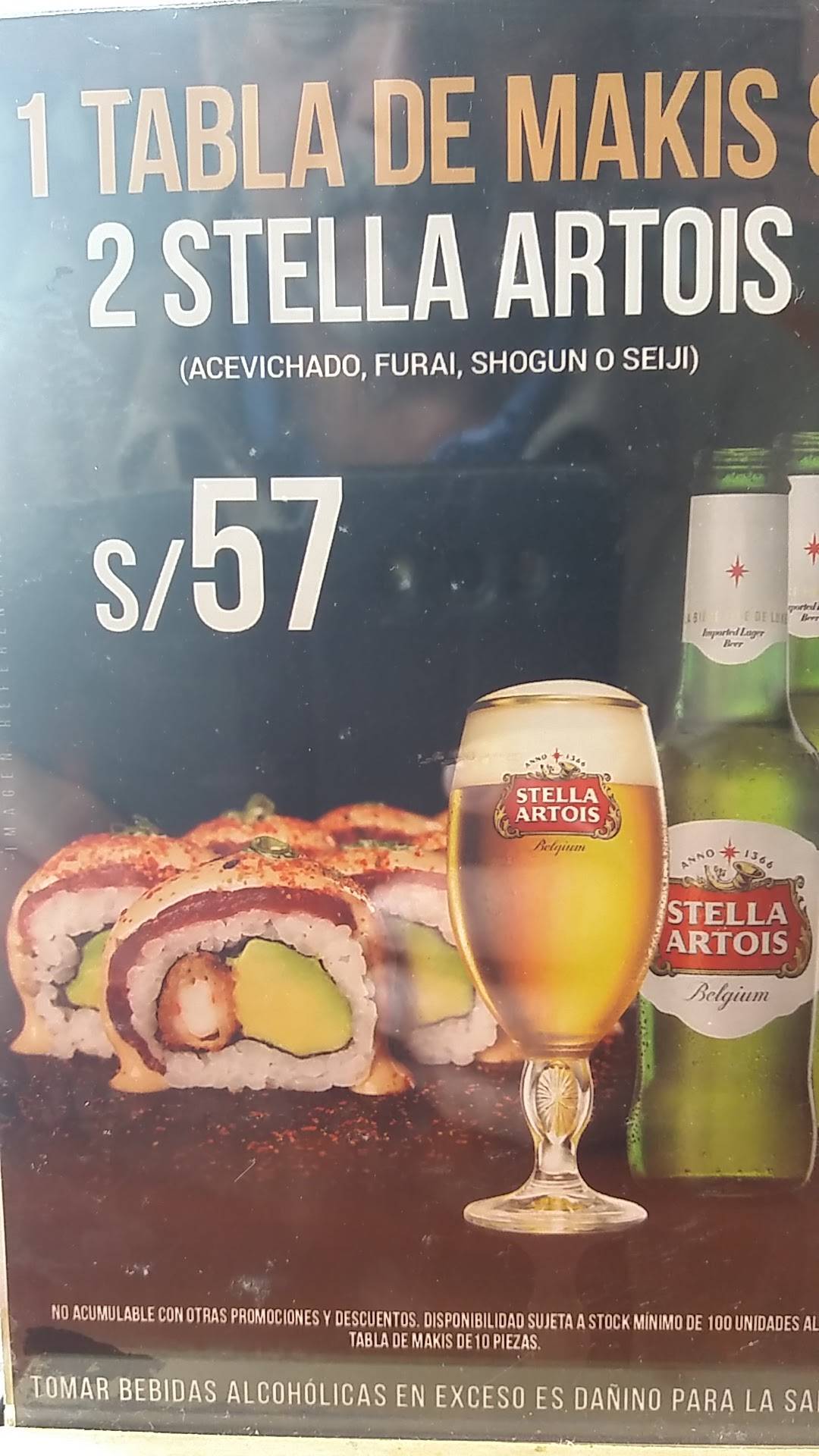 Carta de Edo Sushi Bar - La Rambla San Borja, San Borja