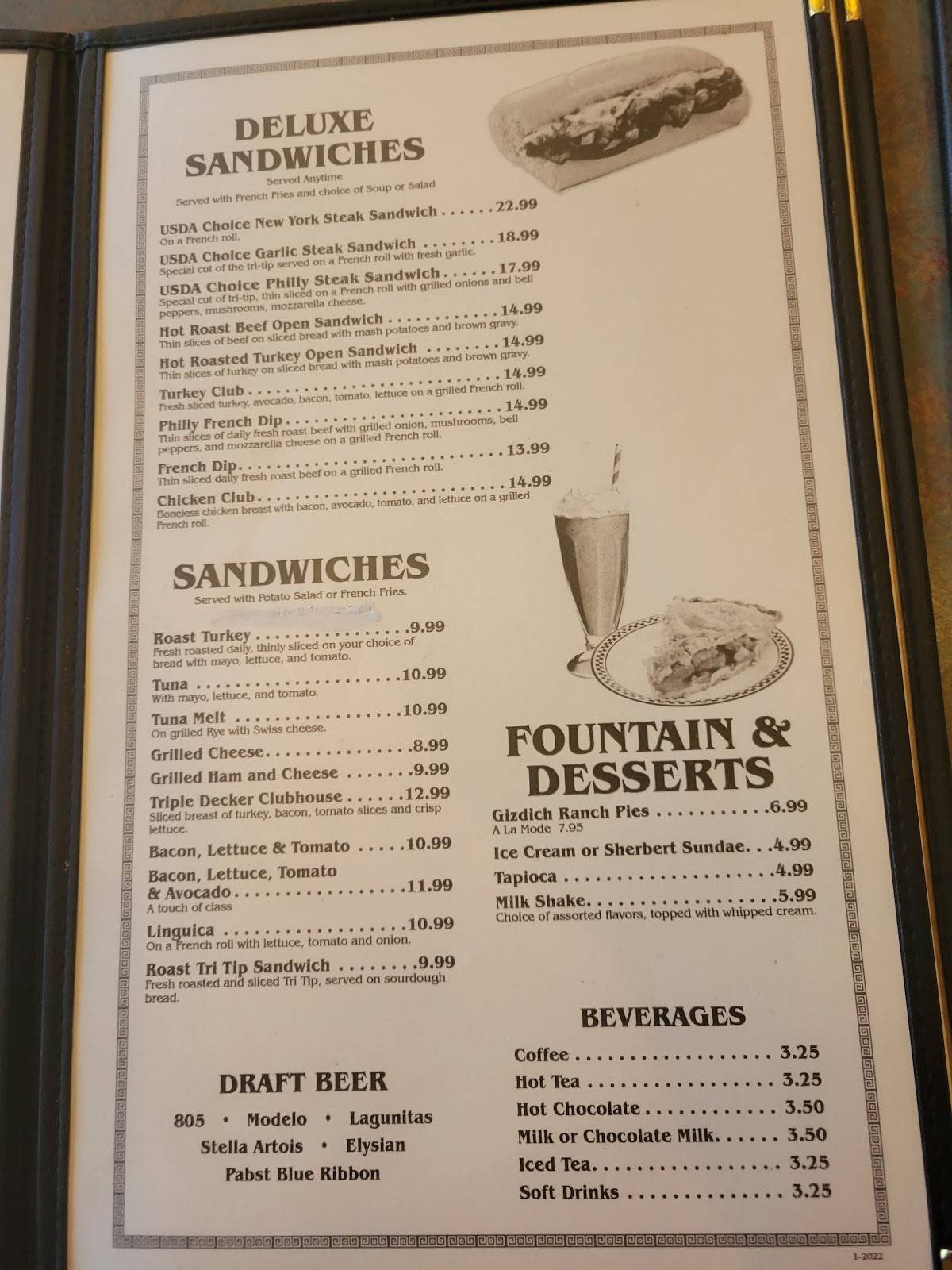 Menu at Longhouse Restaurant, Gilroy, Monterey Hwy