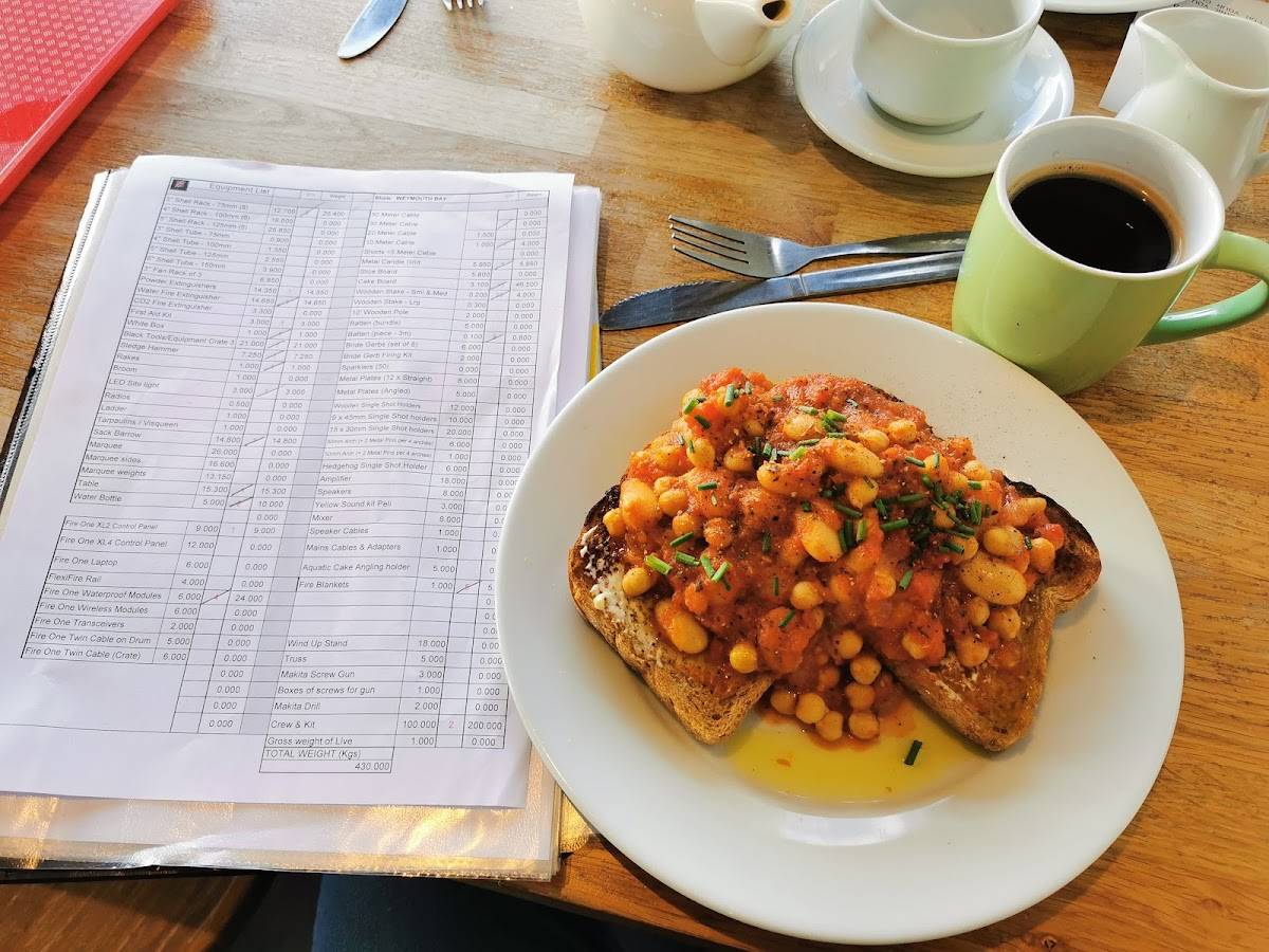 Menu at Lookout Cafe, Weymouth
