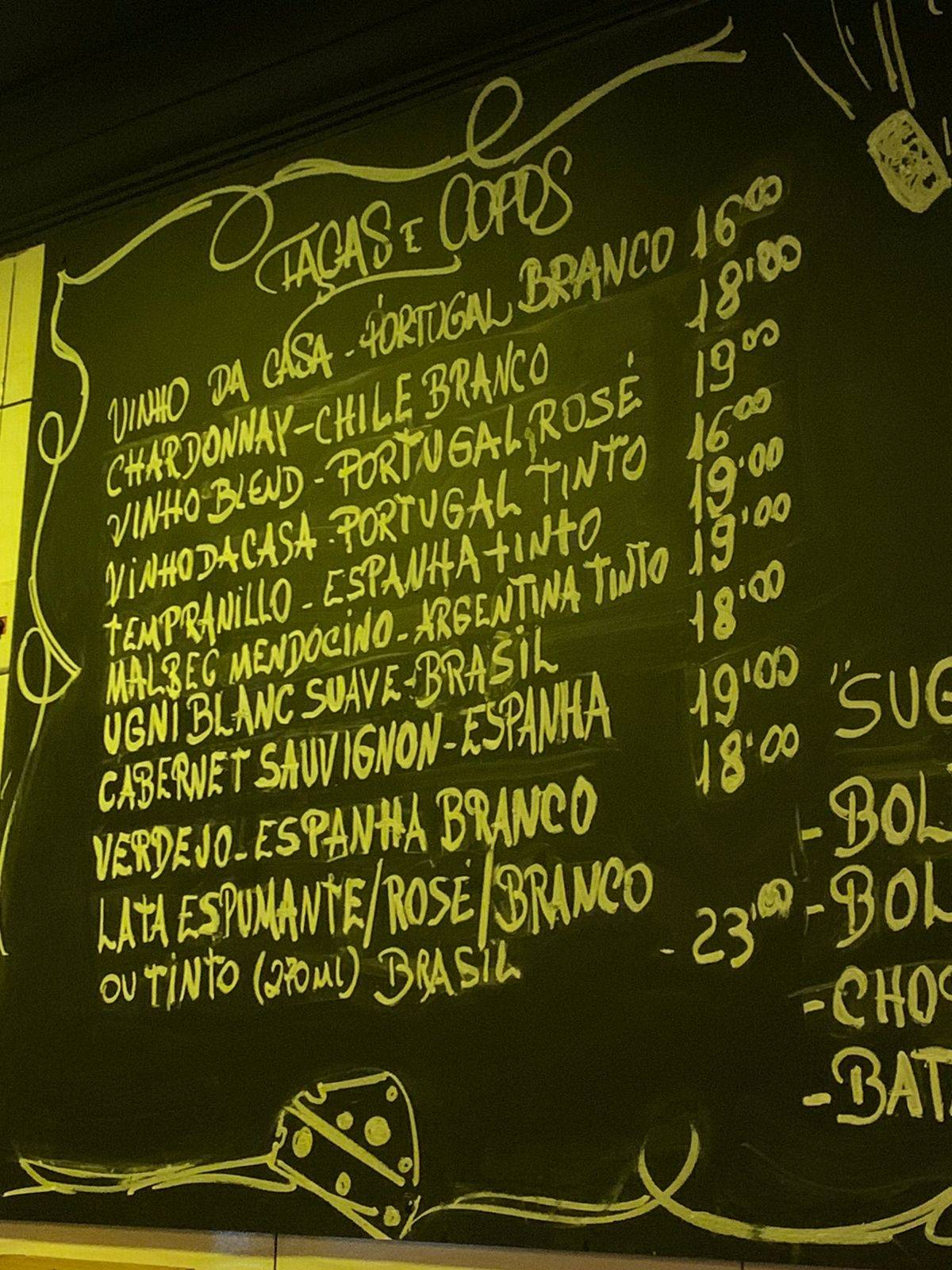 Menu em Los Perros - Vinho no Boteco pub & Bar, São Paulo