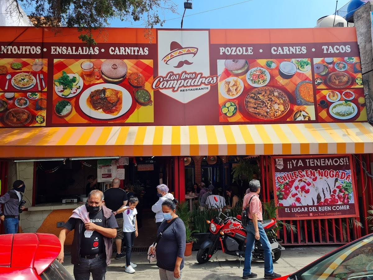 Carta del restaurante Los Tres Compadres (Talismán), Mexico, Av ...