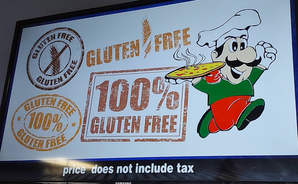 Menu at Louis Gee's pizzeria, Corner Brook, 70 West St