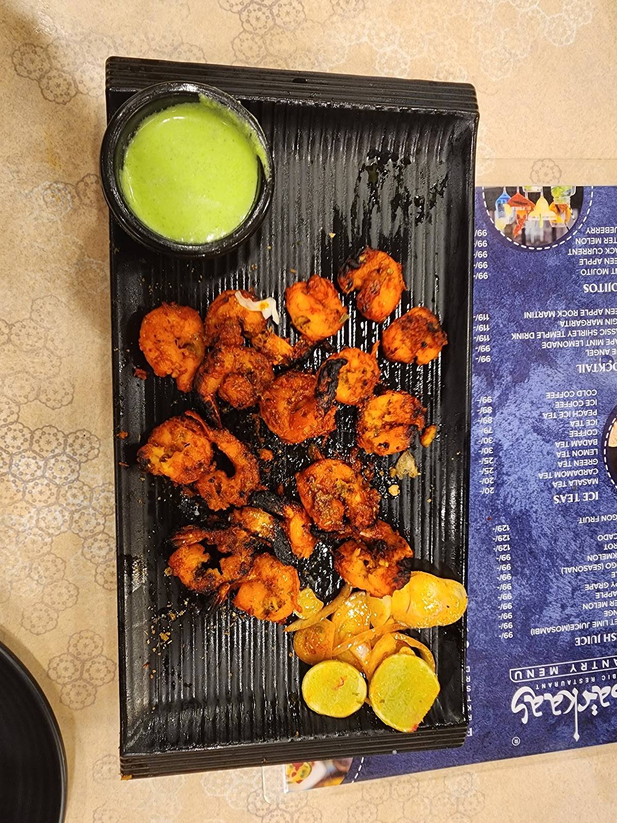 Menu at Barkaas Indo-Arabic Restaurant, Lucknow