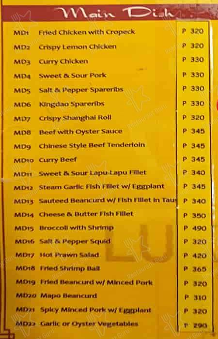 Menu at Luk Foo Cantonese kitchen 樂富 restaurant, Makati, 1227 H.V. Dela ...