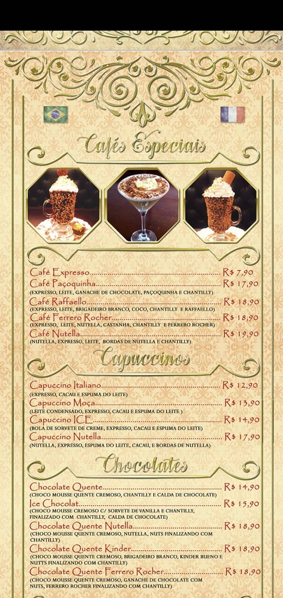 Menu em MANSION XV MOEMA restaurante, São Paulo, Av. dos Carinás