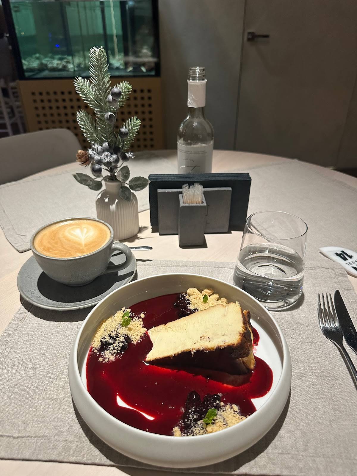 Menu at Marbl restaurant, Minsk