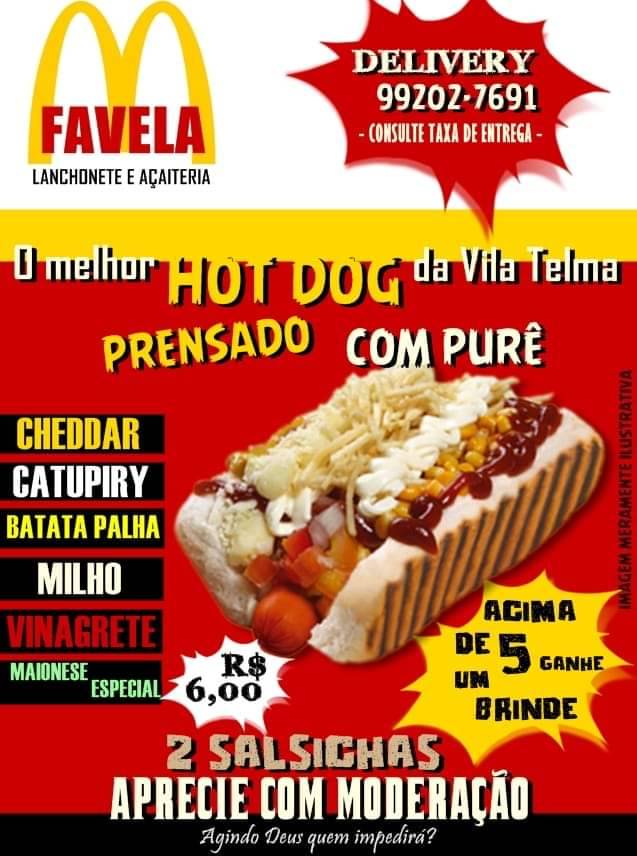 Menu em MC favela pub & Bar, Santos