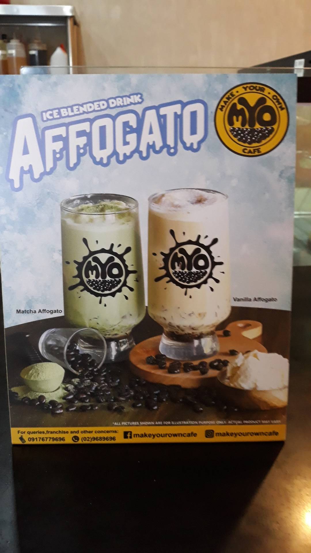Carta de MYO Cafe, Ciudad Quezon, 1114 Mayon St